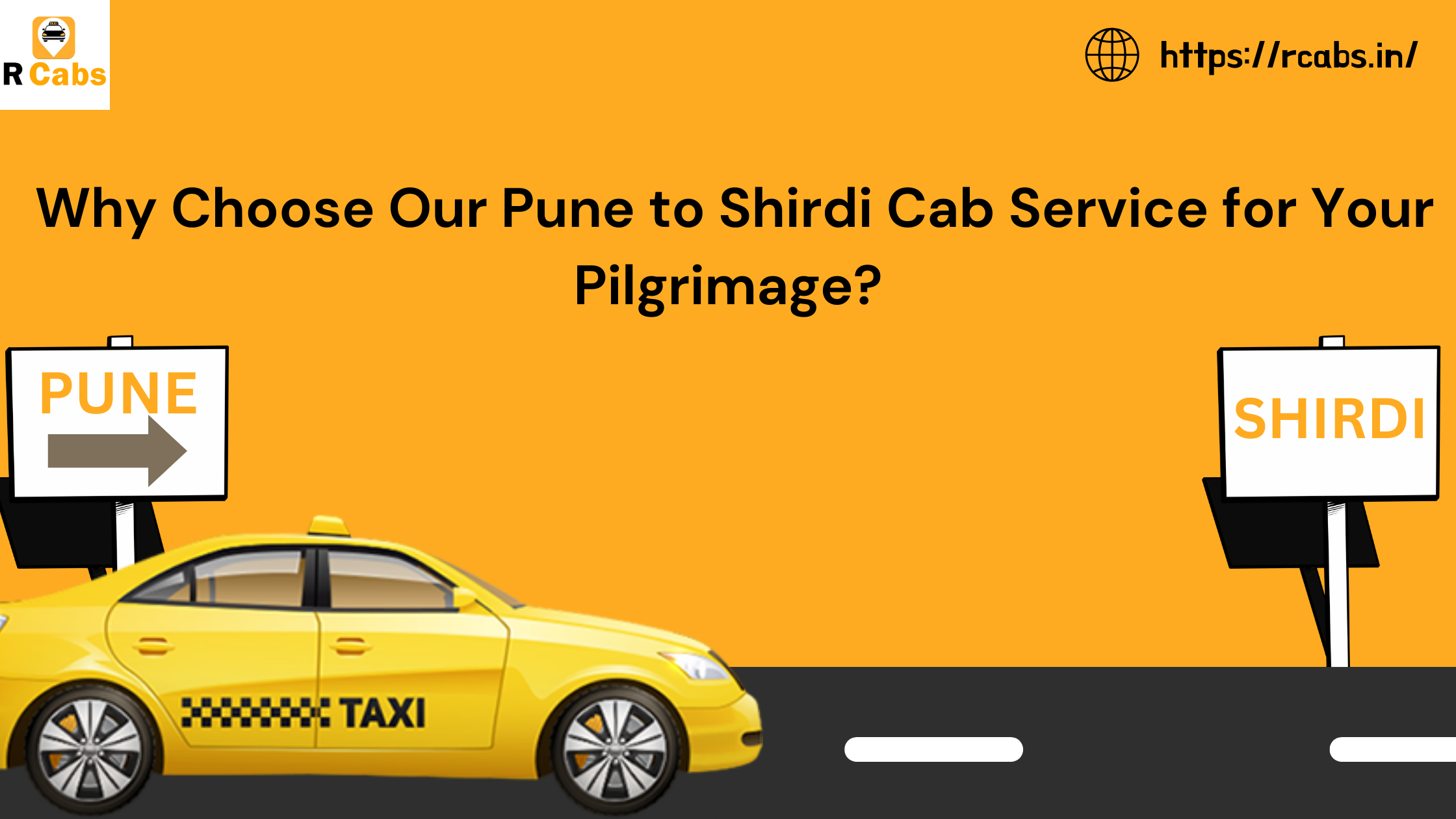 Book a Pune to Shirdi Cab with Rcabs