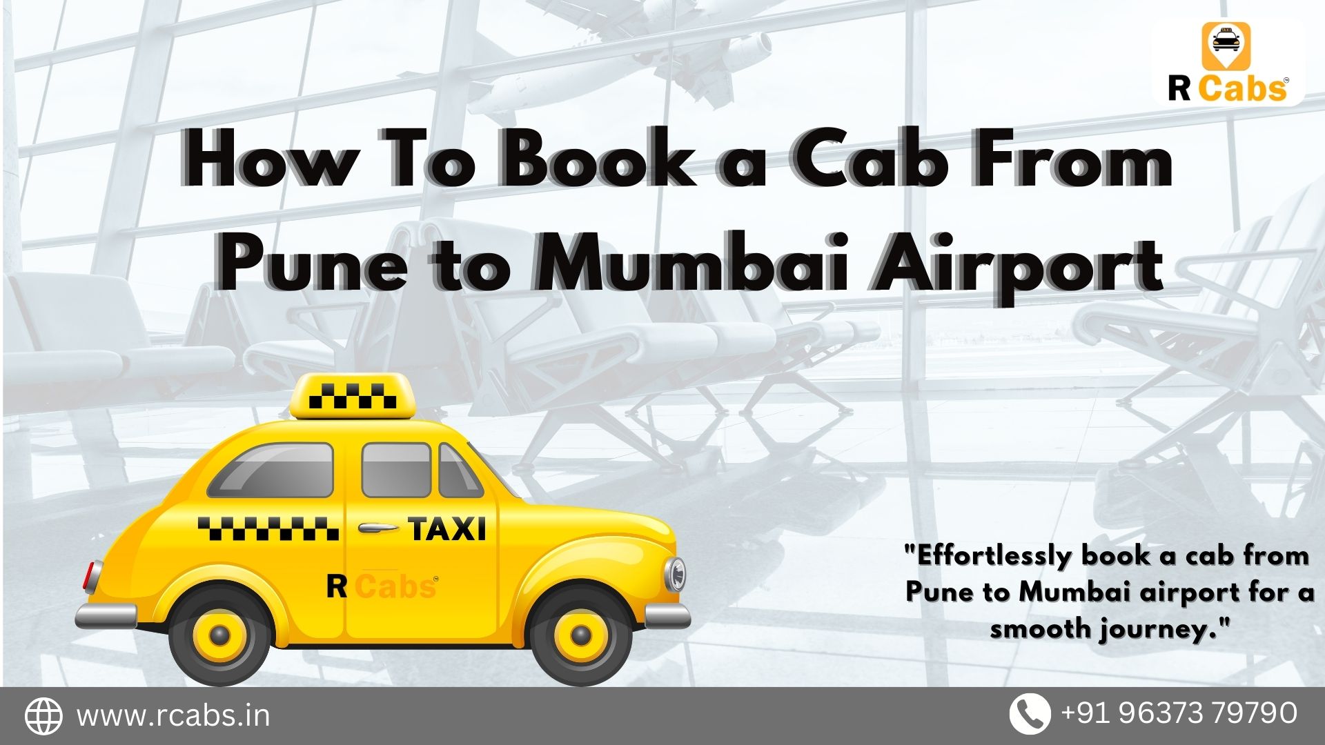 How to Book a Cab from Pune to Mumbai Airport? - Rcabs